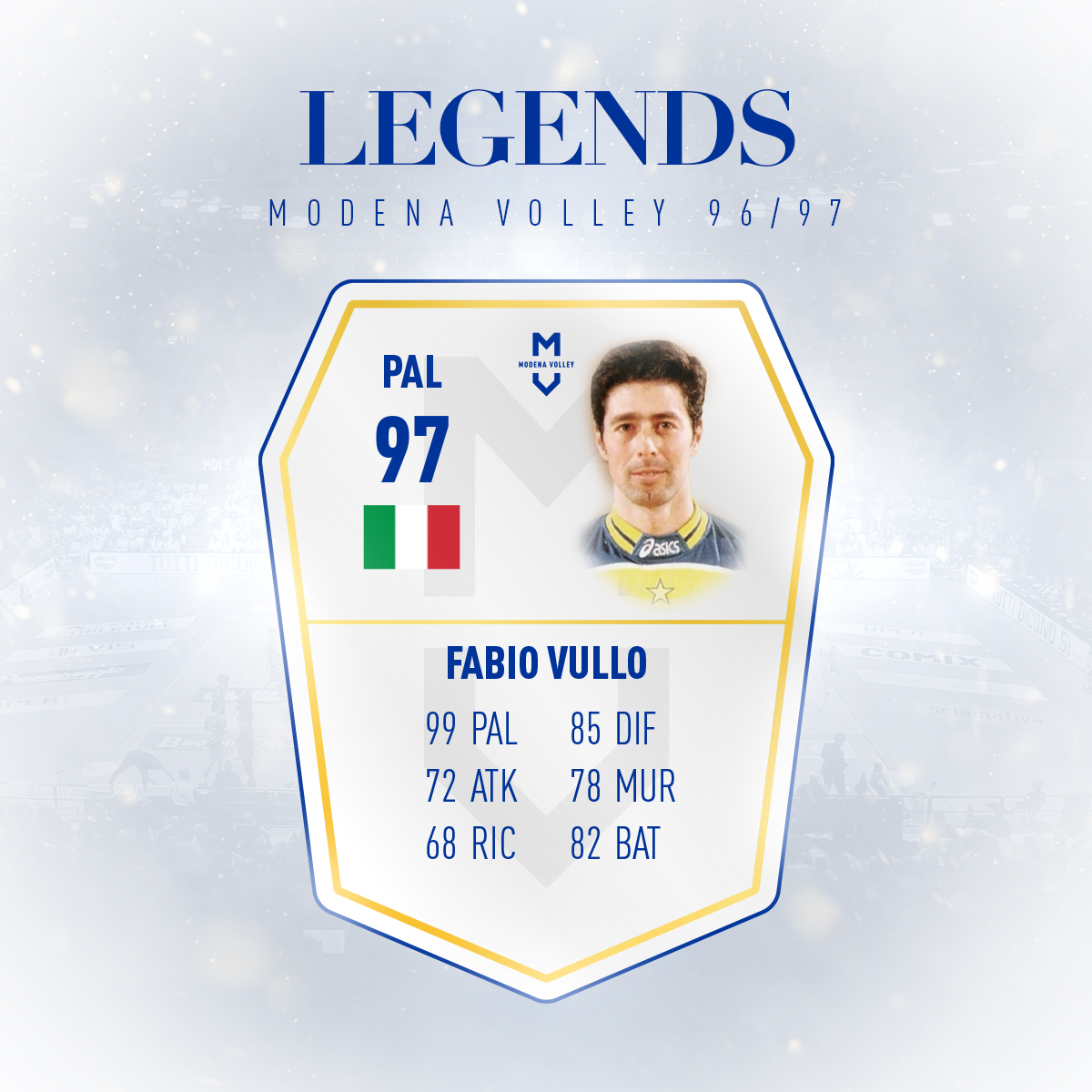 Legends - Il Sestetto dei Sogni - Fabio Vullo - Modena Volley