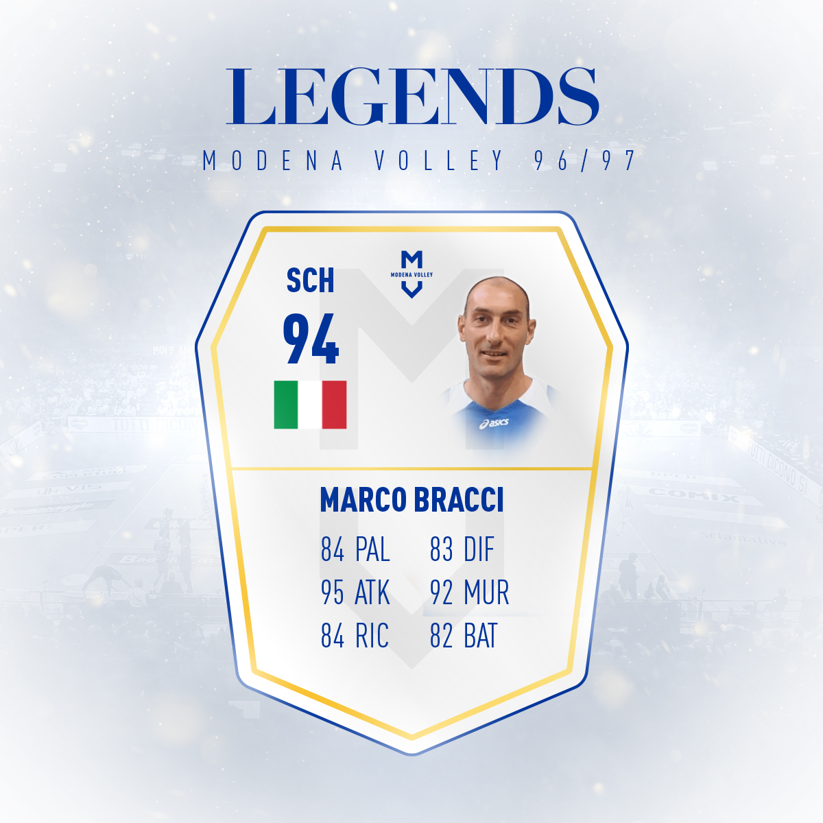 Legends - Il Sestetto dei Sogni - Marco Bracci - Modena Volley